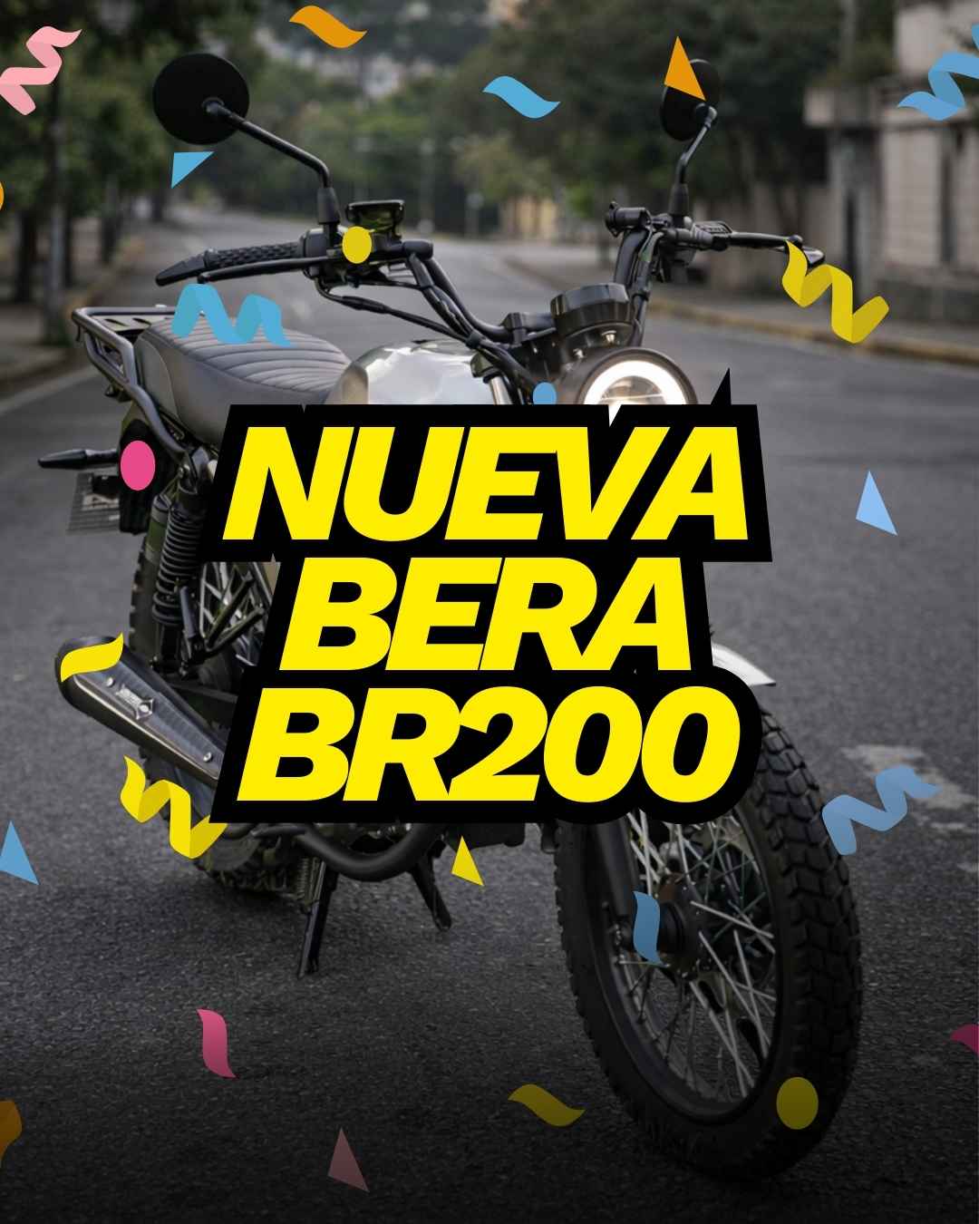 Bera BR200 2026: vuelve la Media Luna - Motoespacios